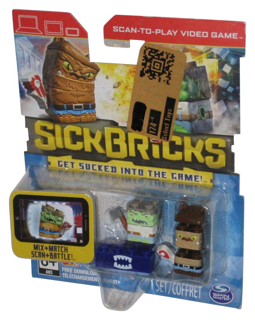 Sick Bricks Character Pack Zombie & Werewolf Mini Figure Set - Walmart.com