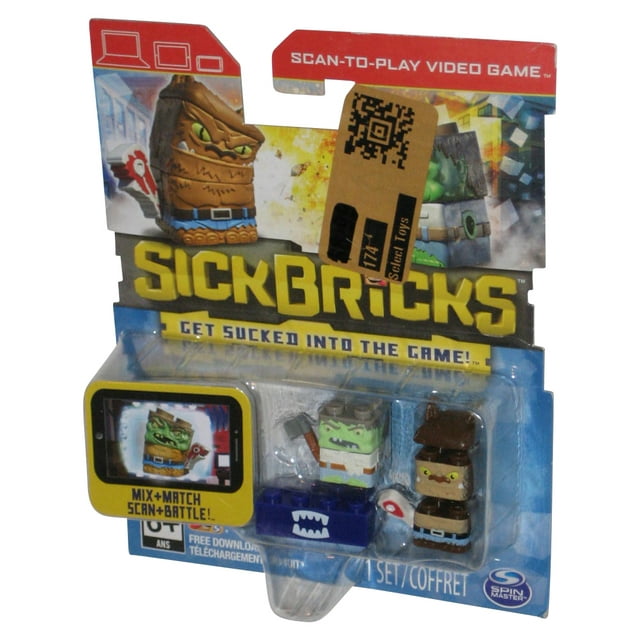 Sick Bricks Character Pack Zombie & Werewolf Mini Figure Set - Walmart.com