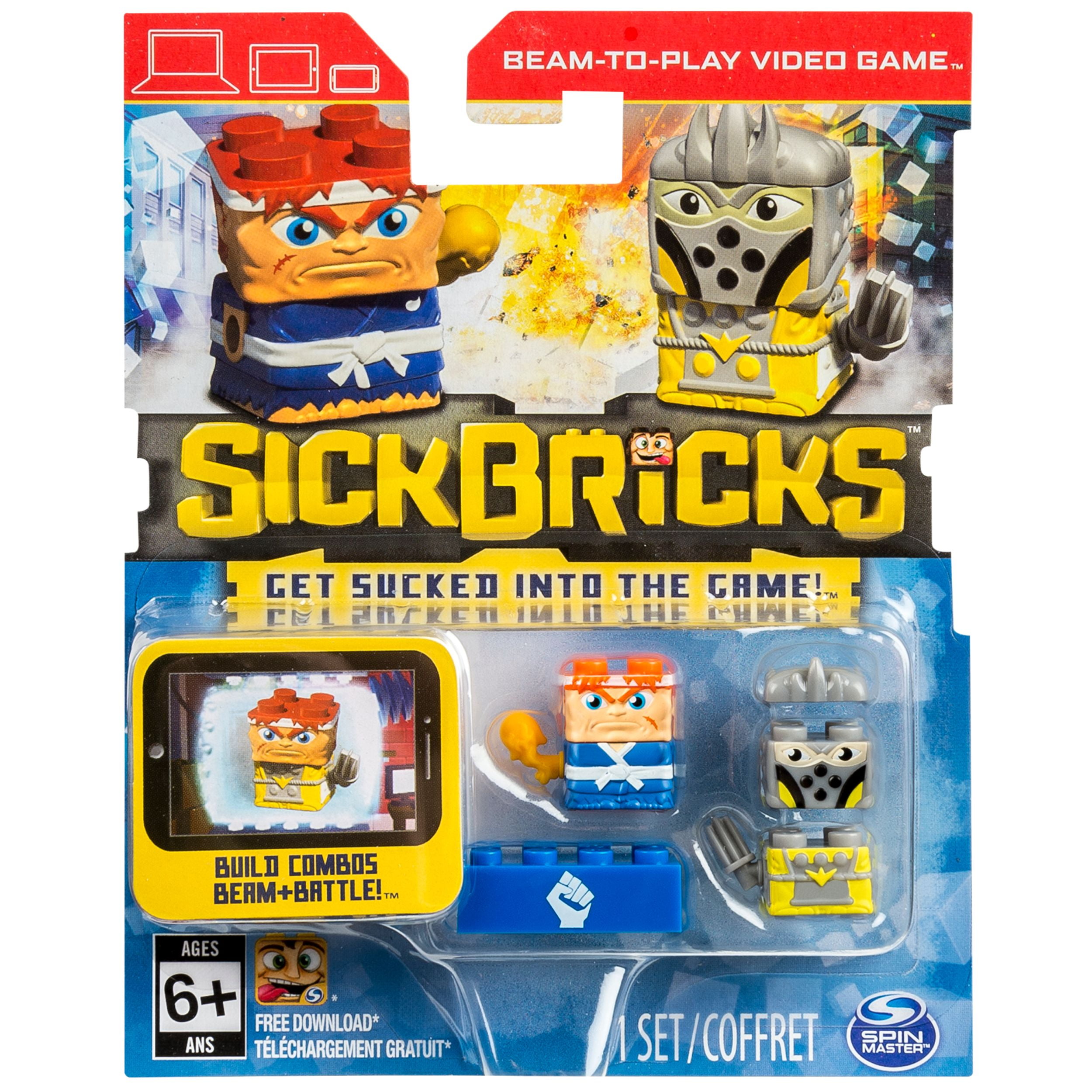 Sick Bricks Double Character Pack, Macho Mike & Cheese Grater - Walmart.com
