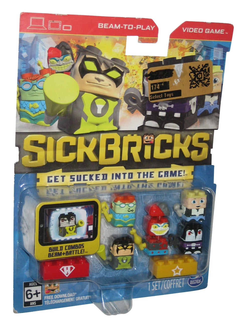 Sick Bricks Double Pack Theme Heroes vs Hollywood Mini Figure Set 5 ...