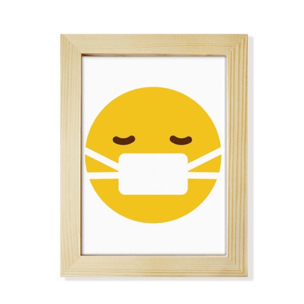 Sick Head Yellow Cute Online Chat Desktop Adorn Photo Frame Display Art ...