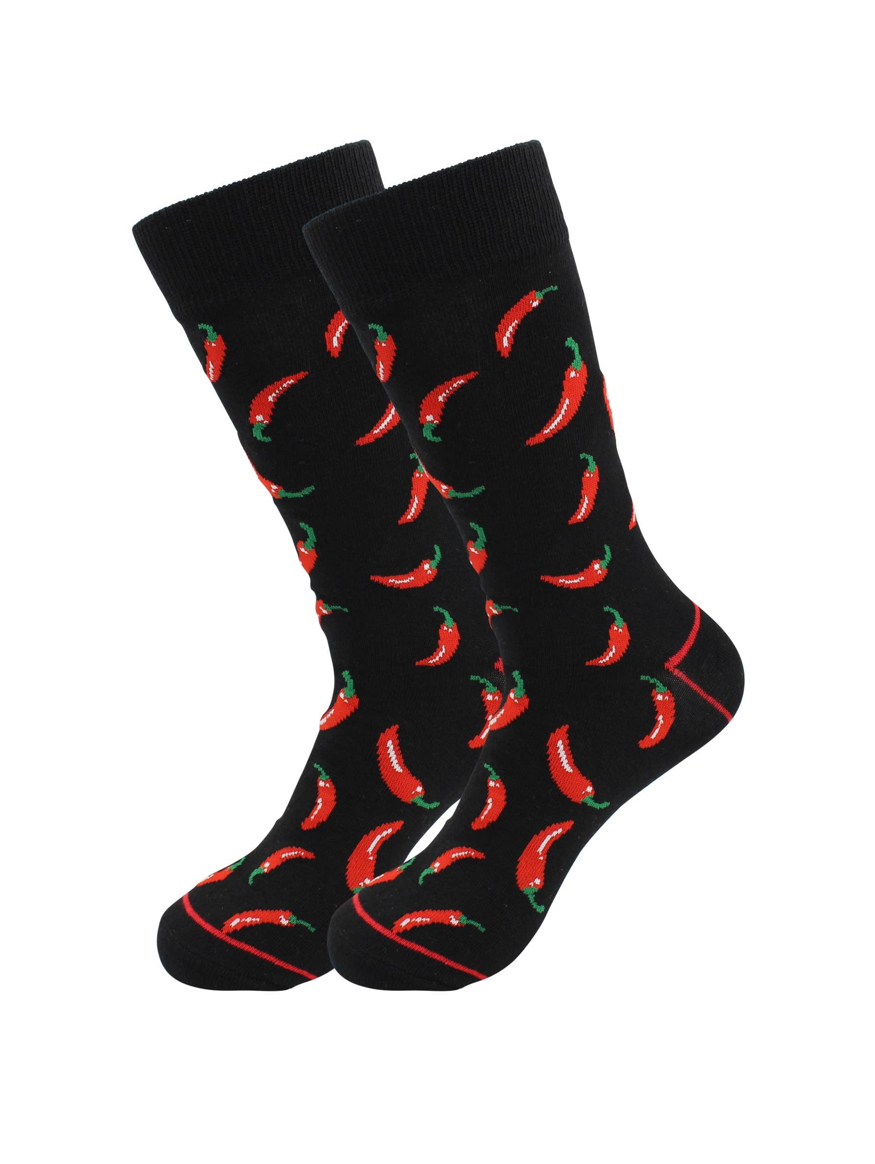 Sick Socks – Red Chili Pepper - Favorite Food Dress Socks - Walmart.com