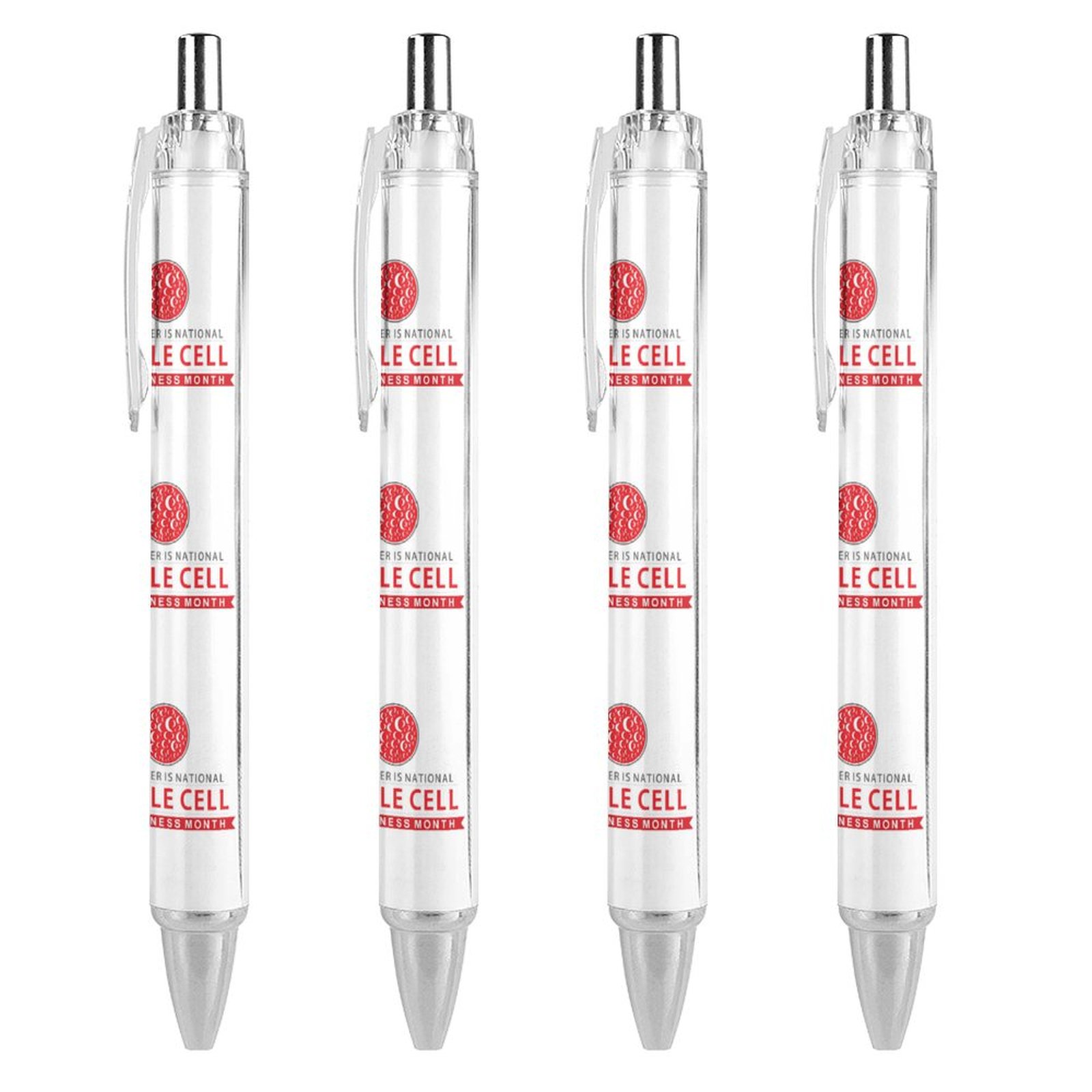 Sickle Cell Awareness Month Ballpoint Pen Retractable Pens Black ...