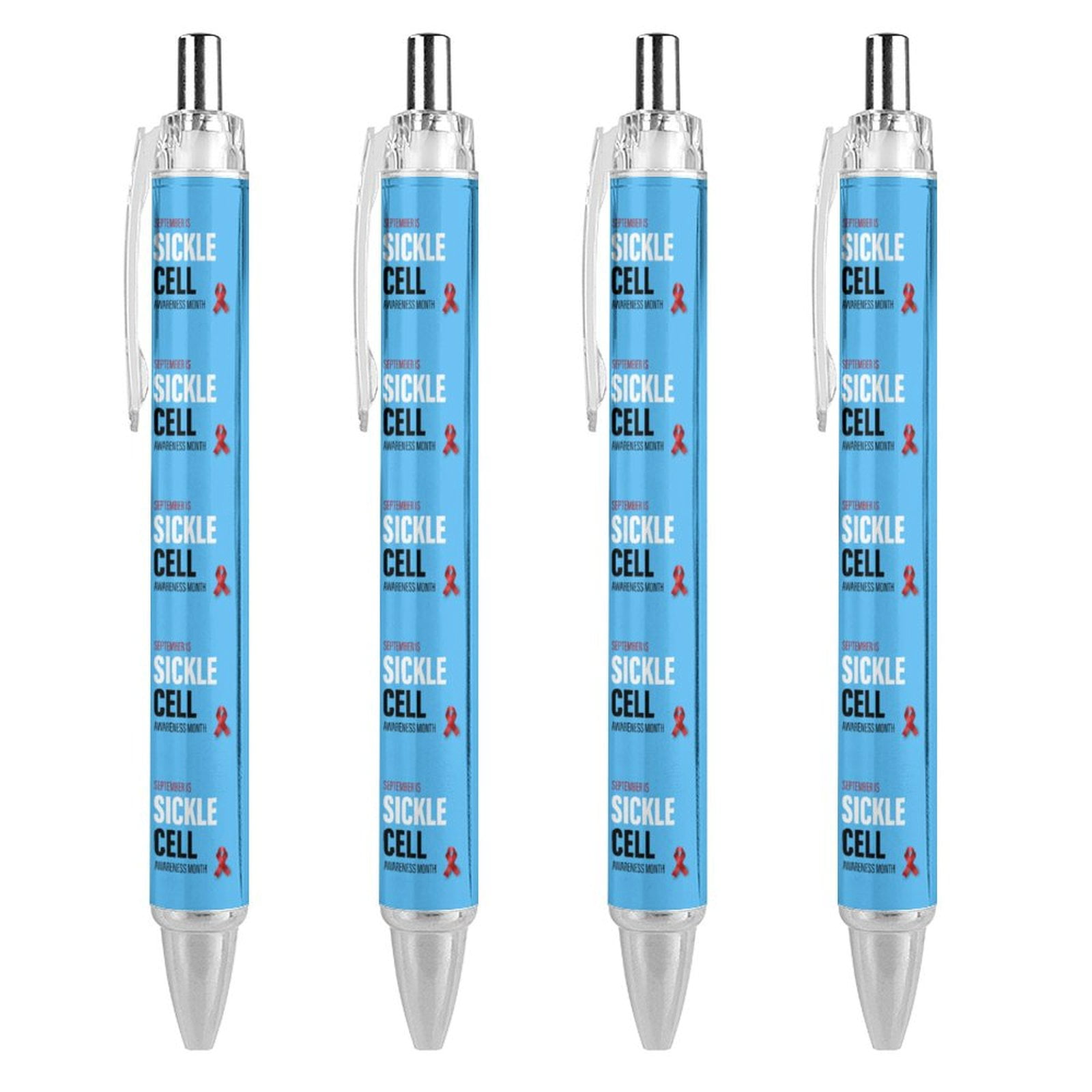 Sickle Cell Awareness Month Ballpoint Pen Retractable Pens Black ...