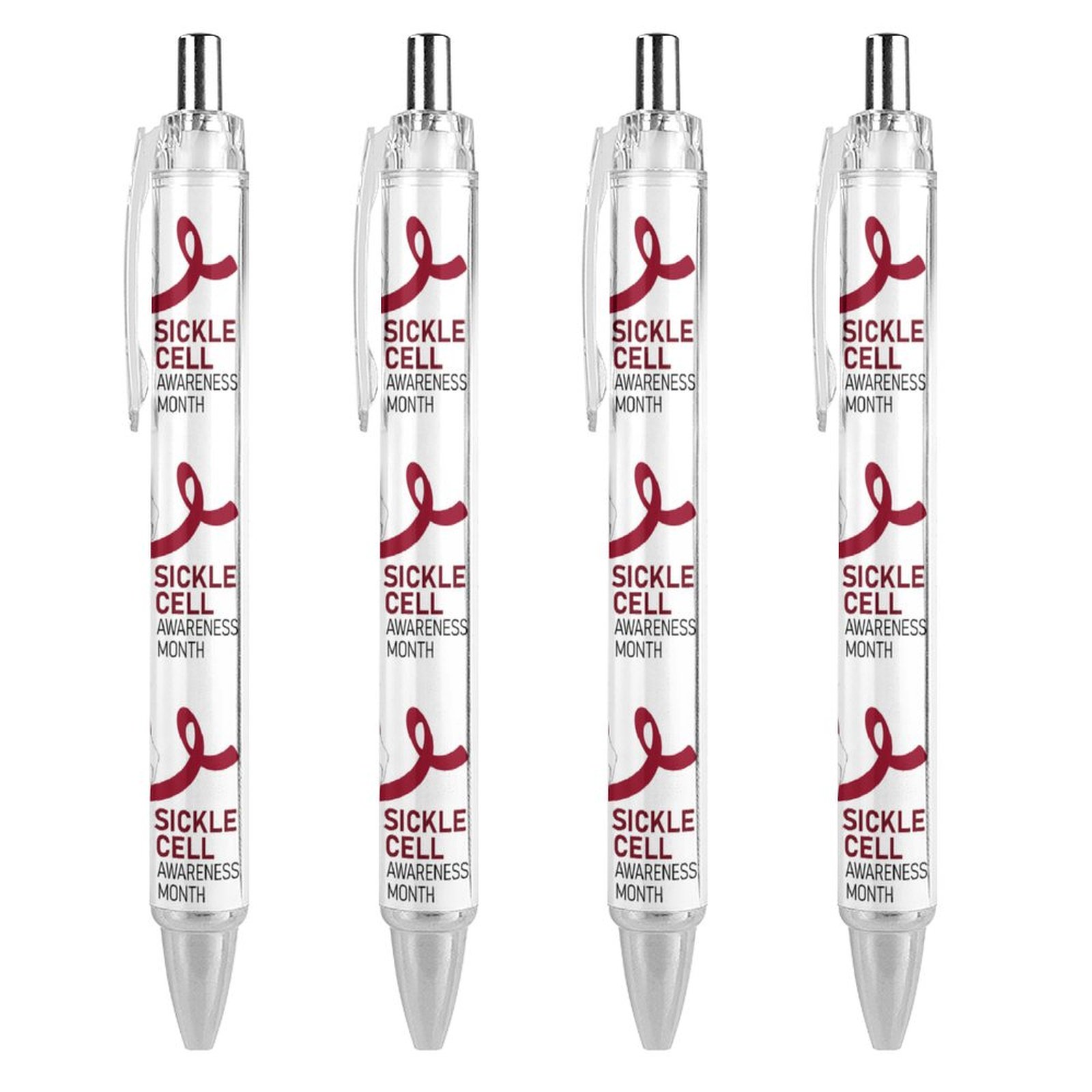 Sickle Cell Awareness Month Ballpoint Pen Retractable Pens Black ...