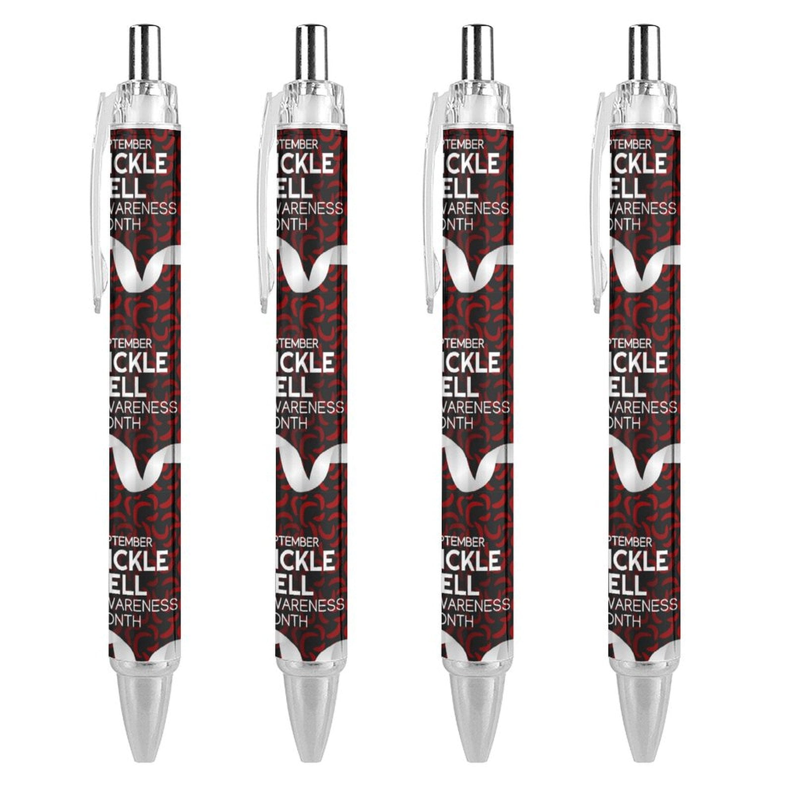 Sickle Cell Awareness Month Ballpoint Pen Retractable Pens Black ...