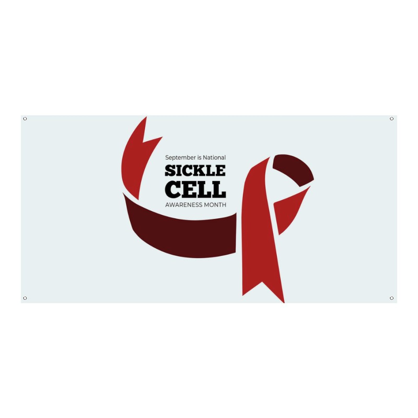 Sickle Cell Awareness Month Banners Flag Hanging Backdrop Sign Wall ...