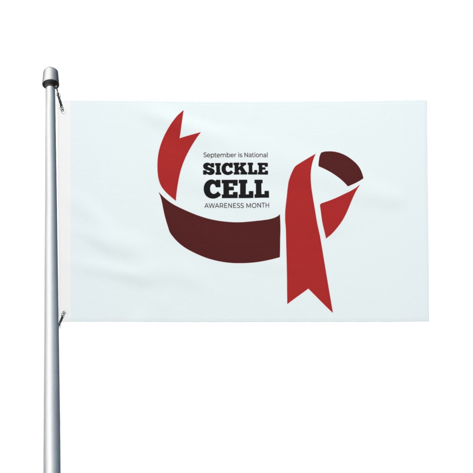 Sickle Cell Awareness Month Flag 3x5 Ft Double-Sided Flag Outdoor Sign ...