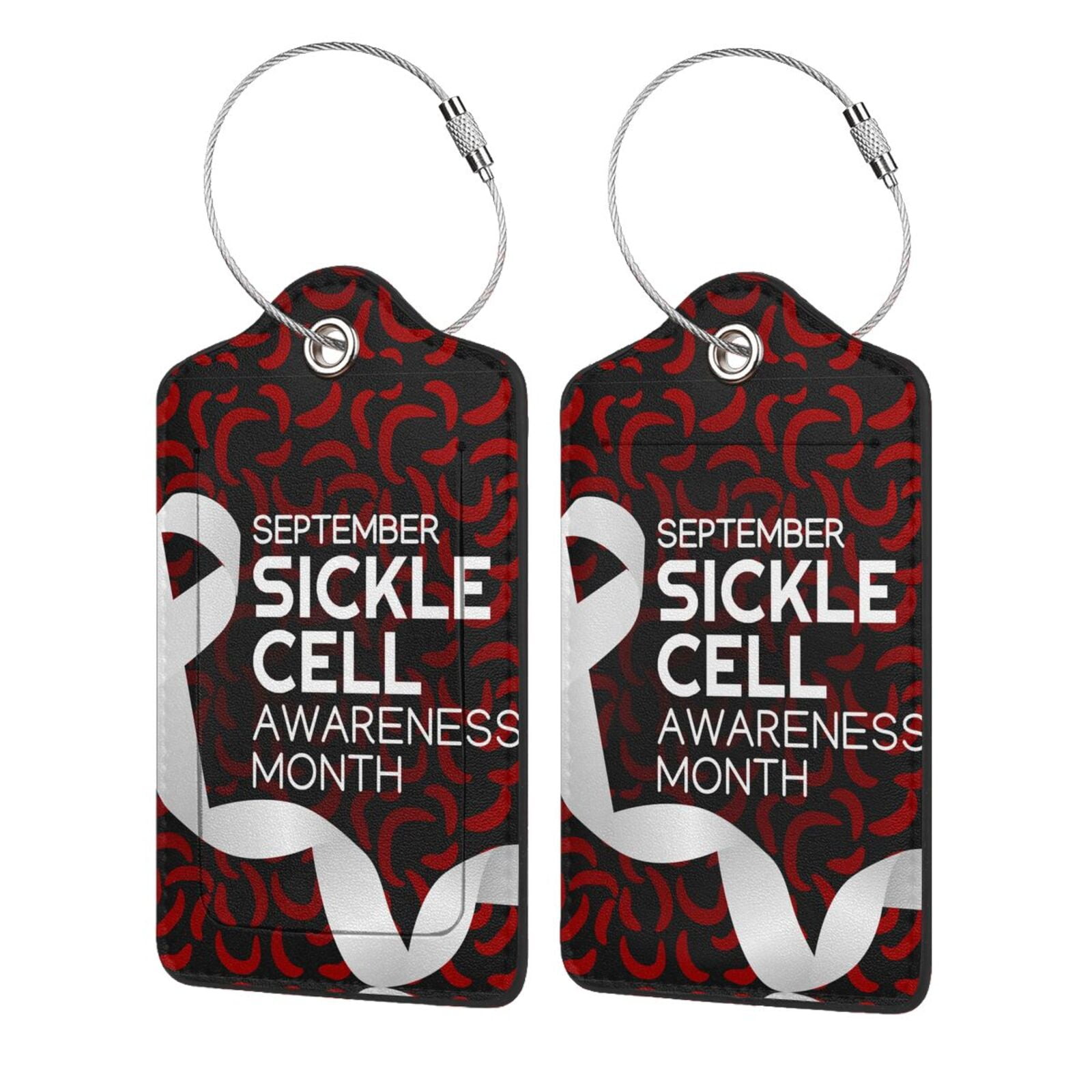 Sickle Cell Awareness Month Luggage Tags for Suitcase Tags Identifiers ...