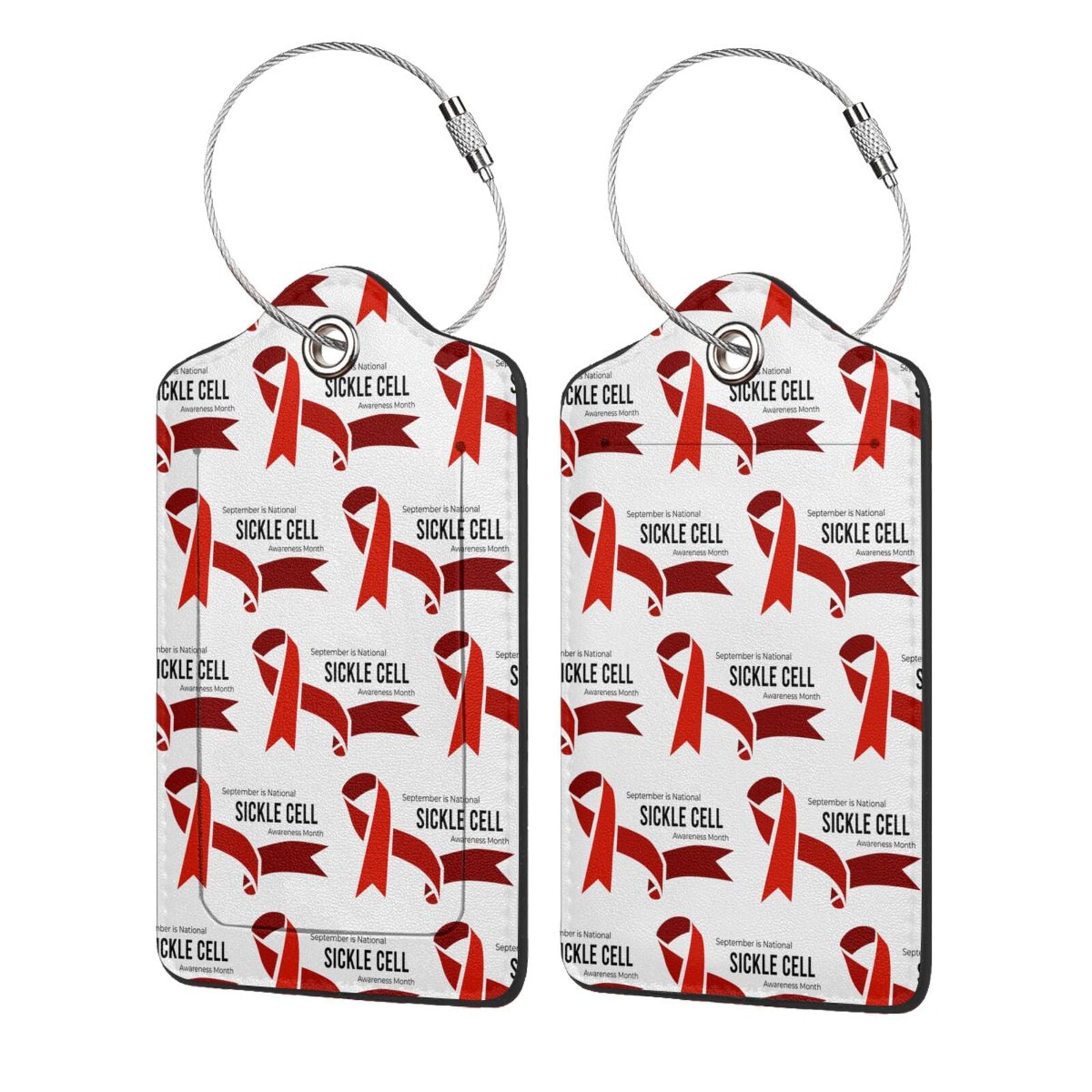 Sickle Cell Awareness Month Luggage Tags for Suitcase Tags Identifiers ...