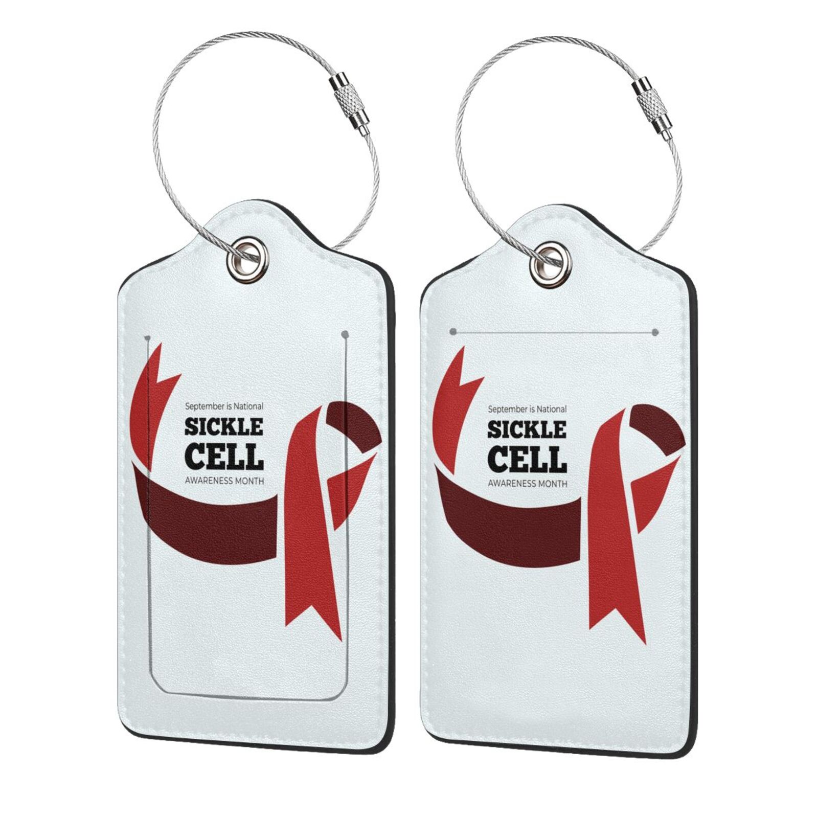 Sickle Cell Awareness Month Luggage Tags for Suitcase Tags Identifiers ...