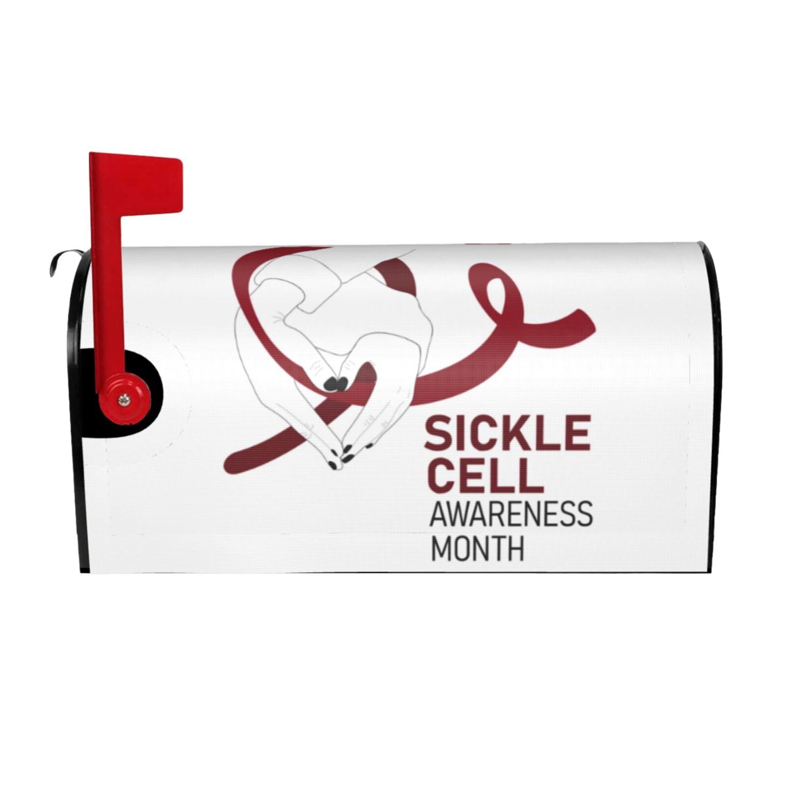 Sickle Cell Awareness Month Magnetic Mailbox Cover Post Box For Outside ...