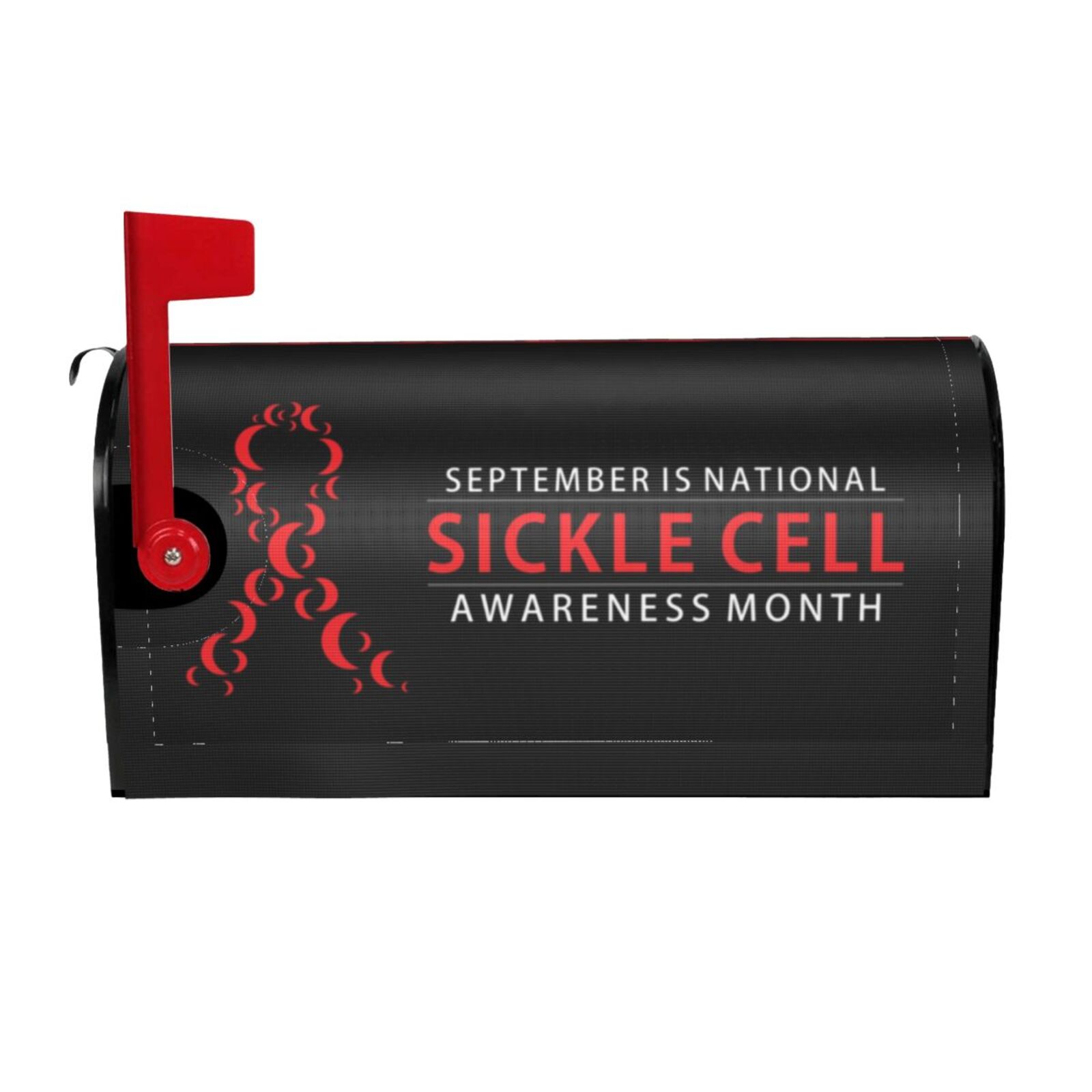 Sickle Cell Awareness Month Magnetic Mailbox Cover Post Box For Outside ...