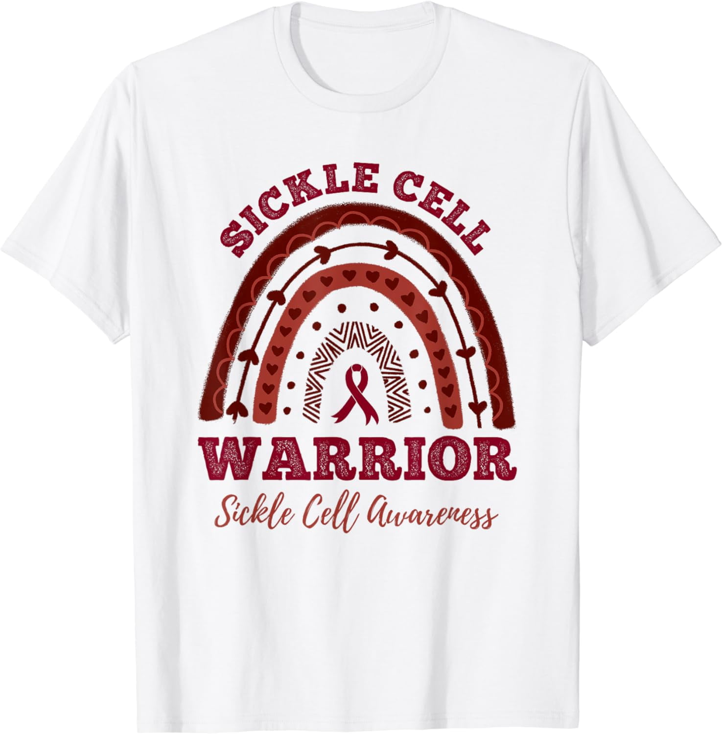 Sickle Cell Warrior Rainbow Sickle Cell Awareness T-Shirt - Walmart.com