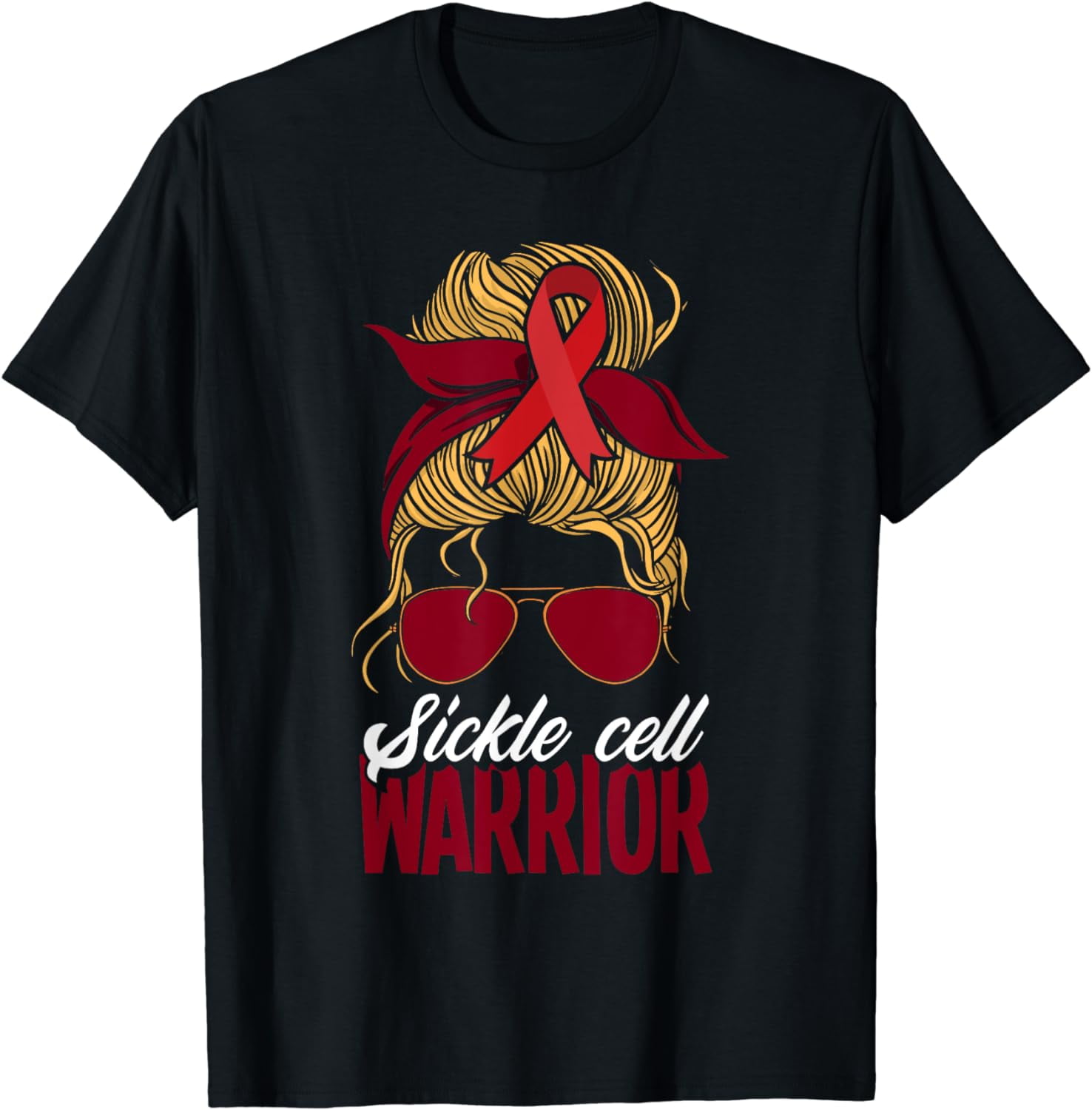 Sickle Cell Warrior Sickle Cell Amenia Sickle Cell Awareness T-Shirt ...
