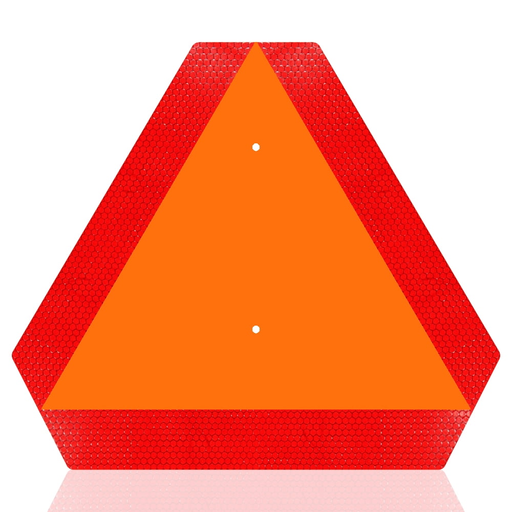 Sicol Plus Rust Free Aluminum Slow Moving Vehicle Sign, Golf Cart, UTV ...