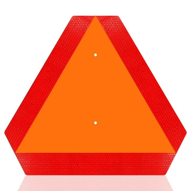 Sicol Plus Rust Free Aluminum Slow Moving Vehicle Sign, Golf Cart, UTV ...