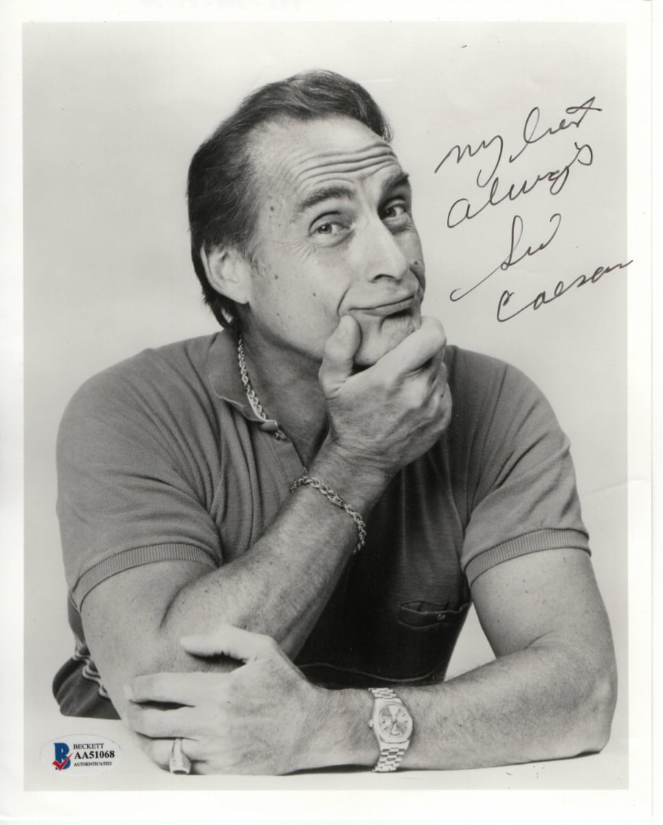 Sid Caesar Signed Autographed 8X10 Photo Hollywood Legend BAS AA51068 ...