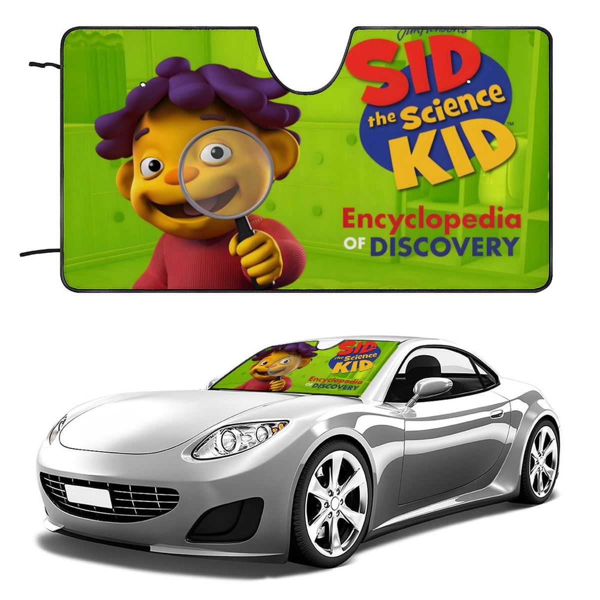 Sid the Science Kid-theme Windshield Sun Shade Front Protector Folding ...