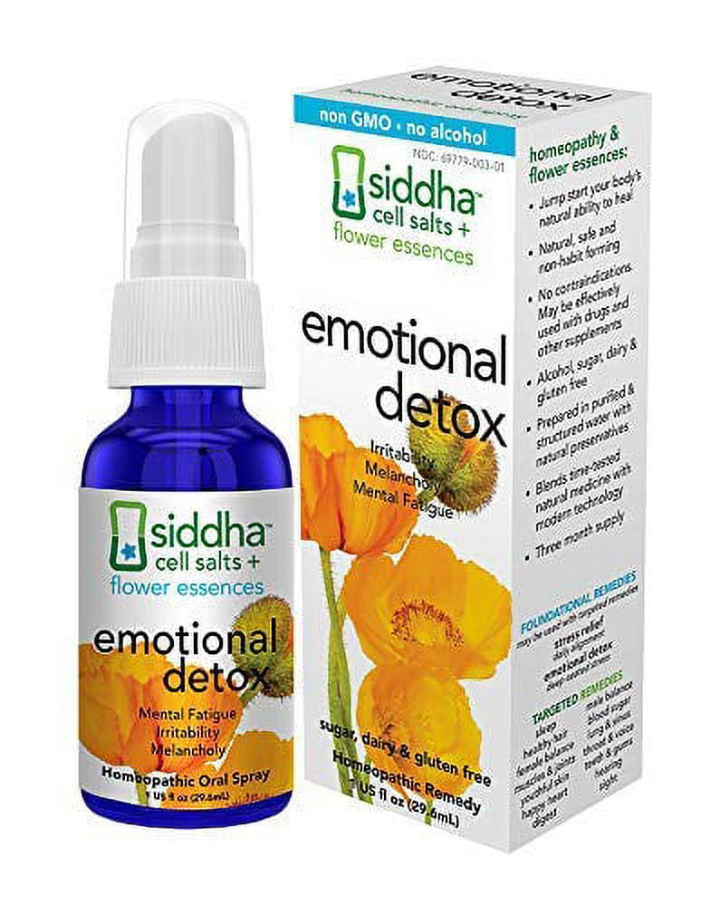 Siddha Flower Essences Emotional Detox 1 Fl Oz
