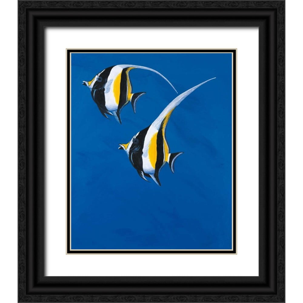 Siddle, Keith 12x14 Black Ornate Wood Framed with Double Matting Museum ...