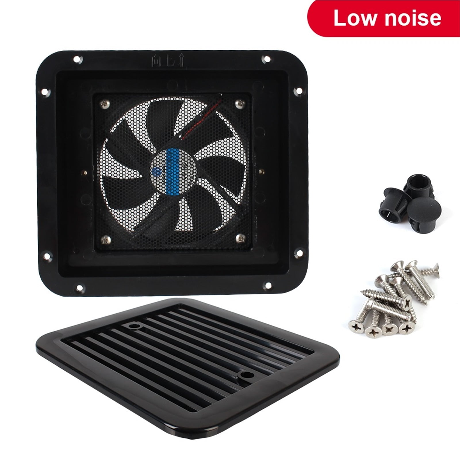 Side Air Outlet Fridge Vent With Fan Silent Caravan Accessories For Rv ...