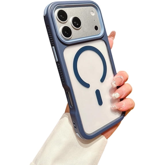Side Anti-Slip Clear Shockproof Magnetic Phone Case for iPhone ...