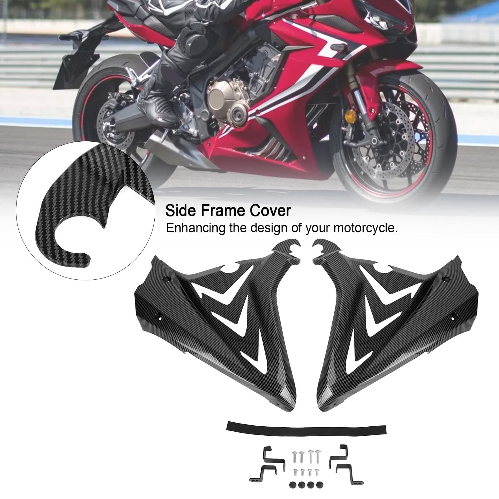 Side Frame Cover Panels Fairings Cowls For Honda CBR650R 2019 2020 2021 ...