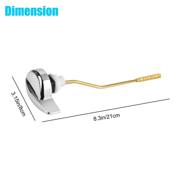 Side Front Mount Toilet Lever Handle Angle Fitting for TOTO Kohler ...