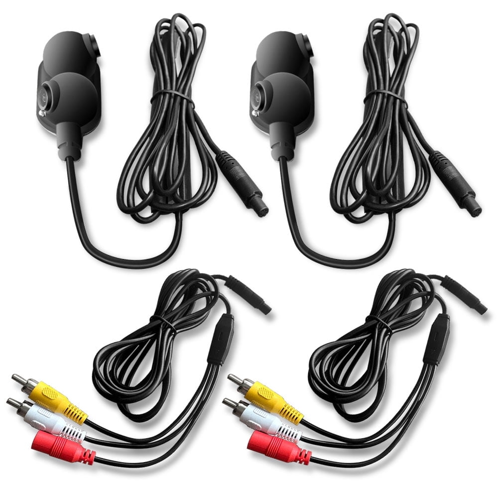 Side Front Rear View Cameras Set Backup Cameras for Truck Car Van ...