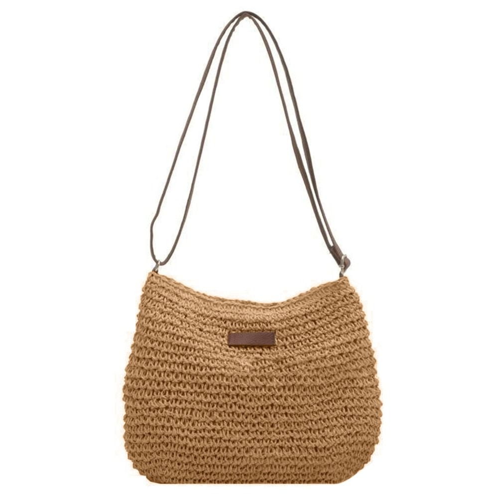 Side Handbags Women Straw Knitted Purses Handbag Beach Bag Shoulder ...