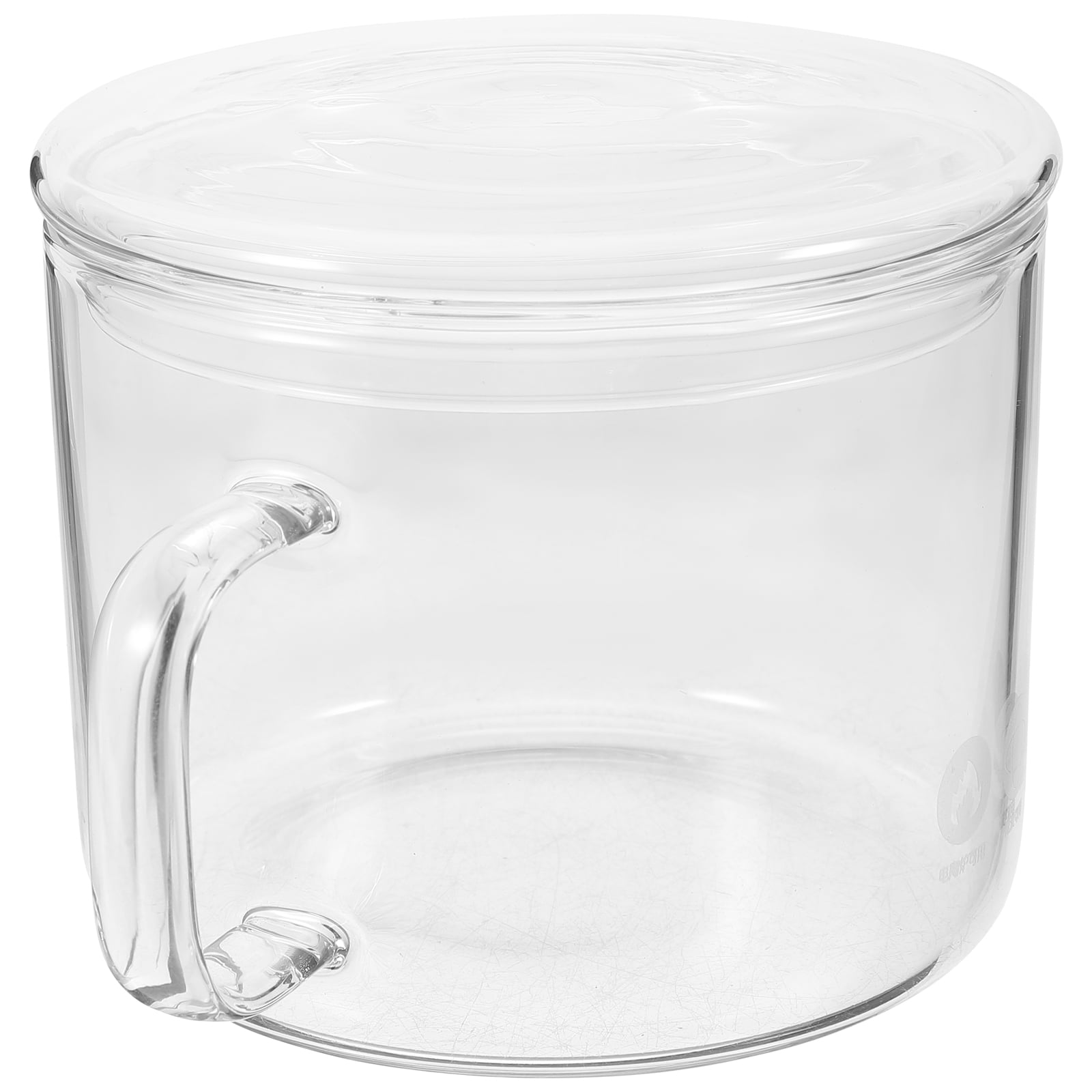 Side Handle Glass Bowl Soup Container Microwave Oven Bowl Heating Bowl ...