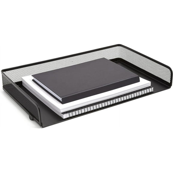 Staples TRU RED Front Load Stackable Plastic Letter Tray White TR55255 ...