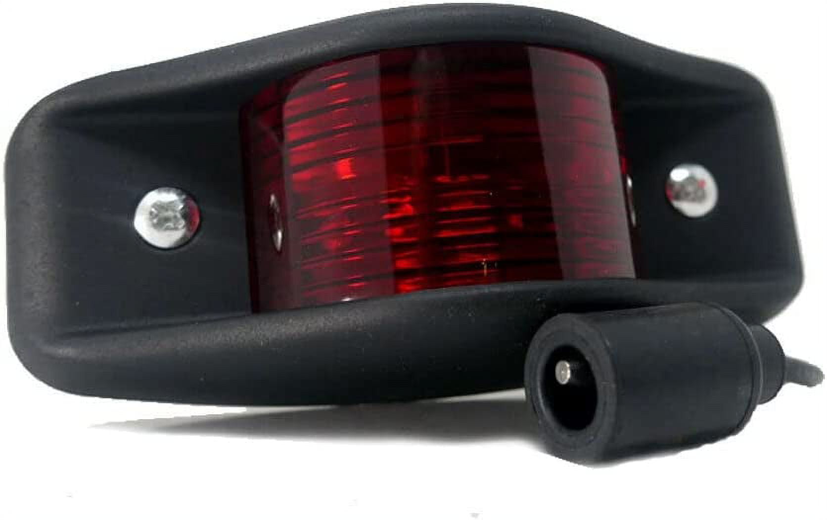 Side Marker Light, Black + Red Lens, for Military Humvee - Walmart.com