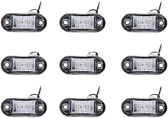 Side Marker Lights, 10pcs 2LED Car Marker Lights Car Side Indicators ...