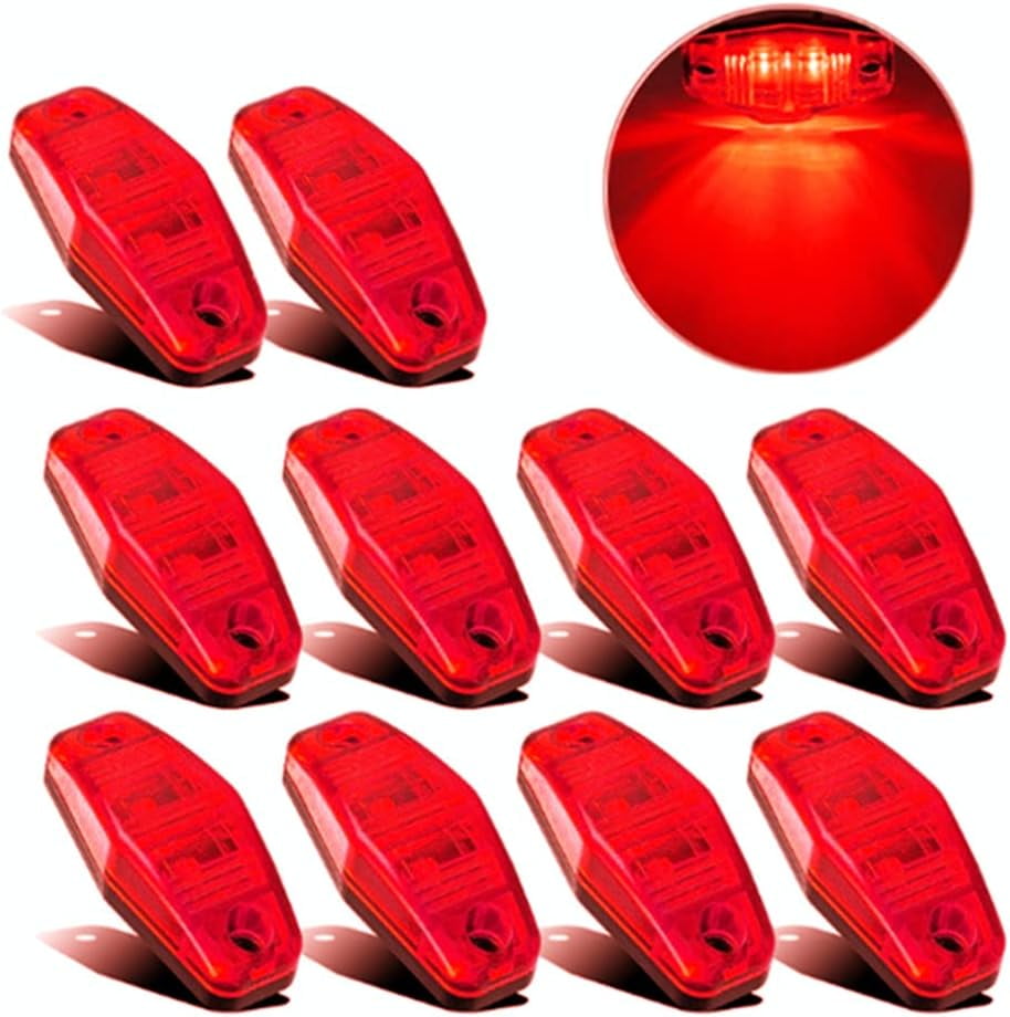 Side Marker Lights, 10pcs 2LED Car Marker Lights Car Side Indicators ...
