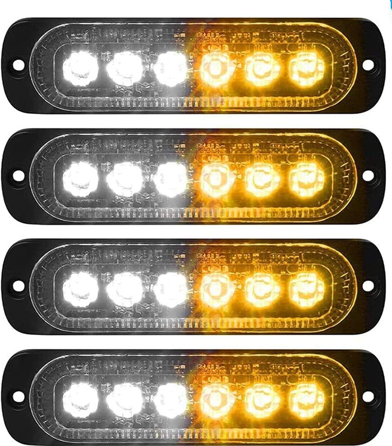 Side Marker Lights, 4PCS 6LED Car Marker Lights Car Side Indicators ...