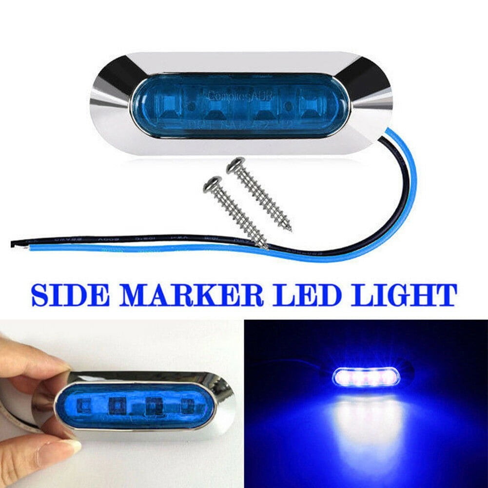 Side Marker Lights Blue Buses Lamp Lorries New No Electronic ...