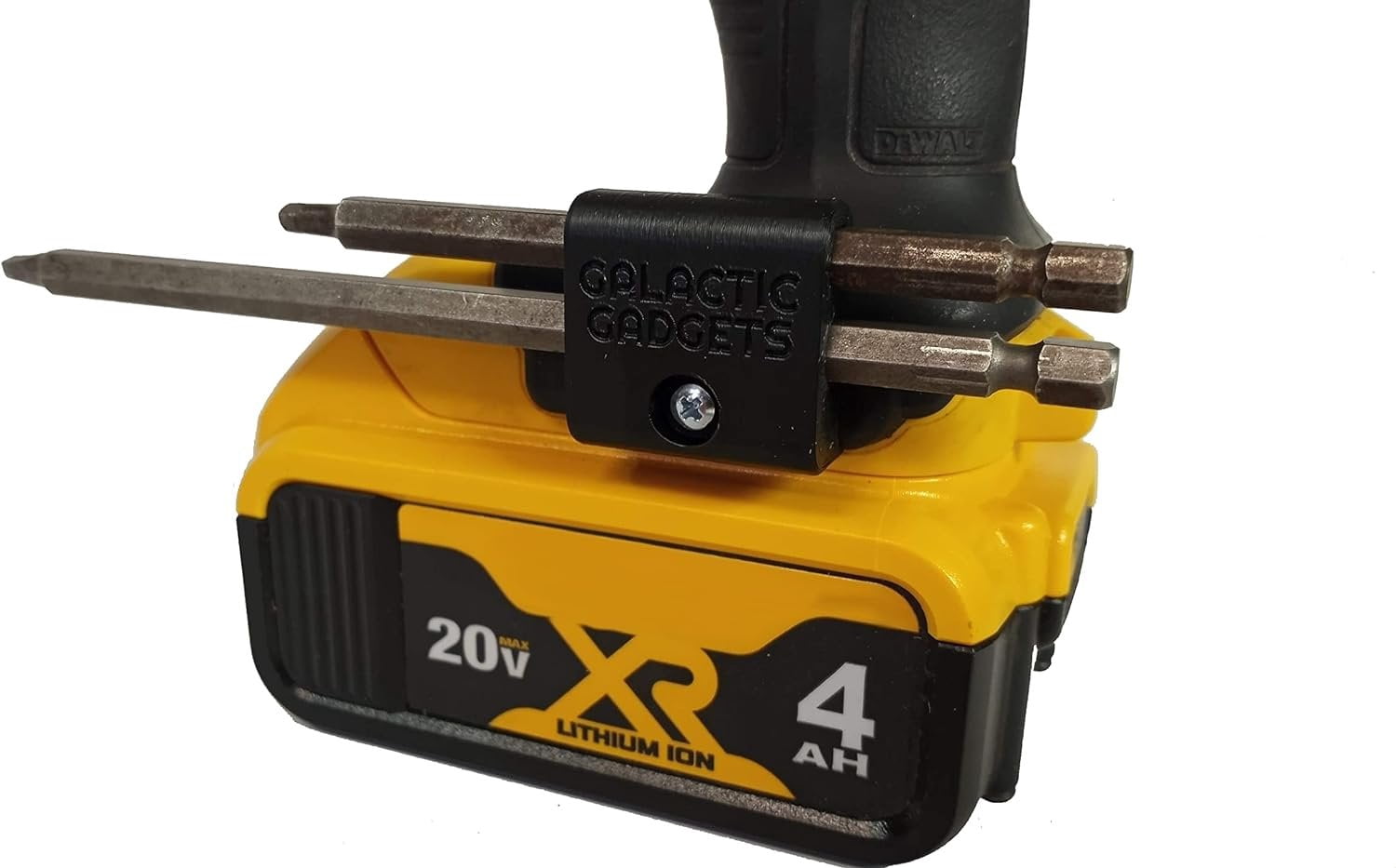 Side Mount MAGNETIC Bit Holder for Dewalt 20V or Craftsman V20 Drill or ...
