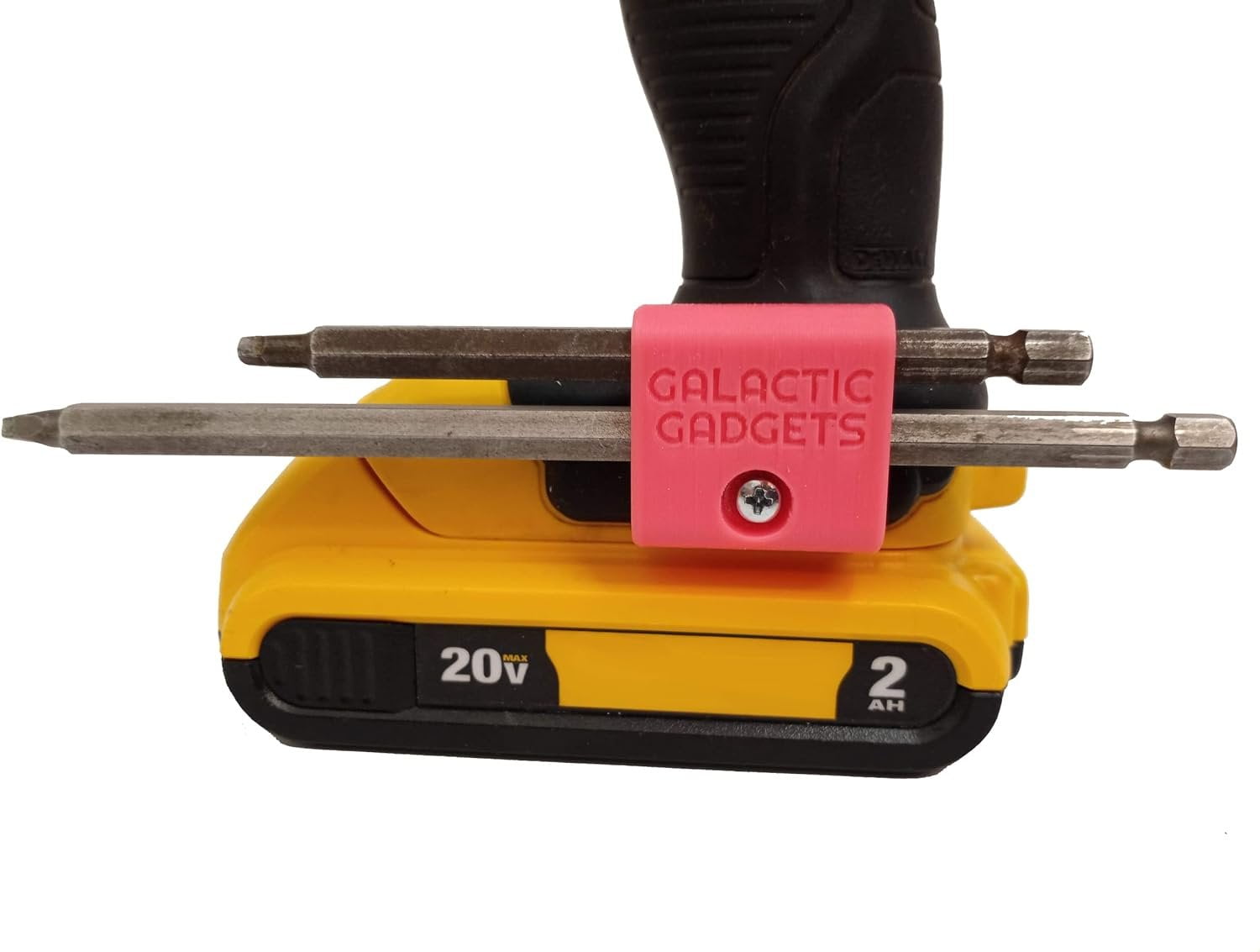 Side Mount MAGNETIC Bit Holder for Dewalt 20V or Craftsman V20 Drill or ...