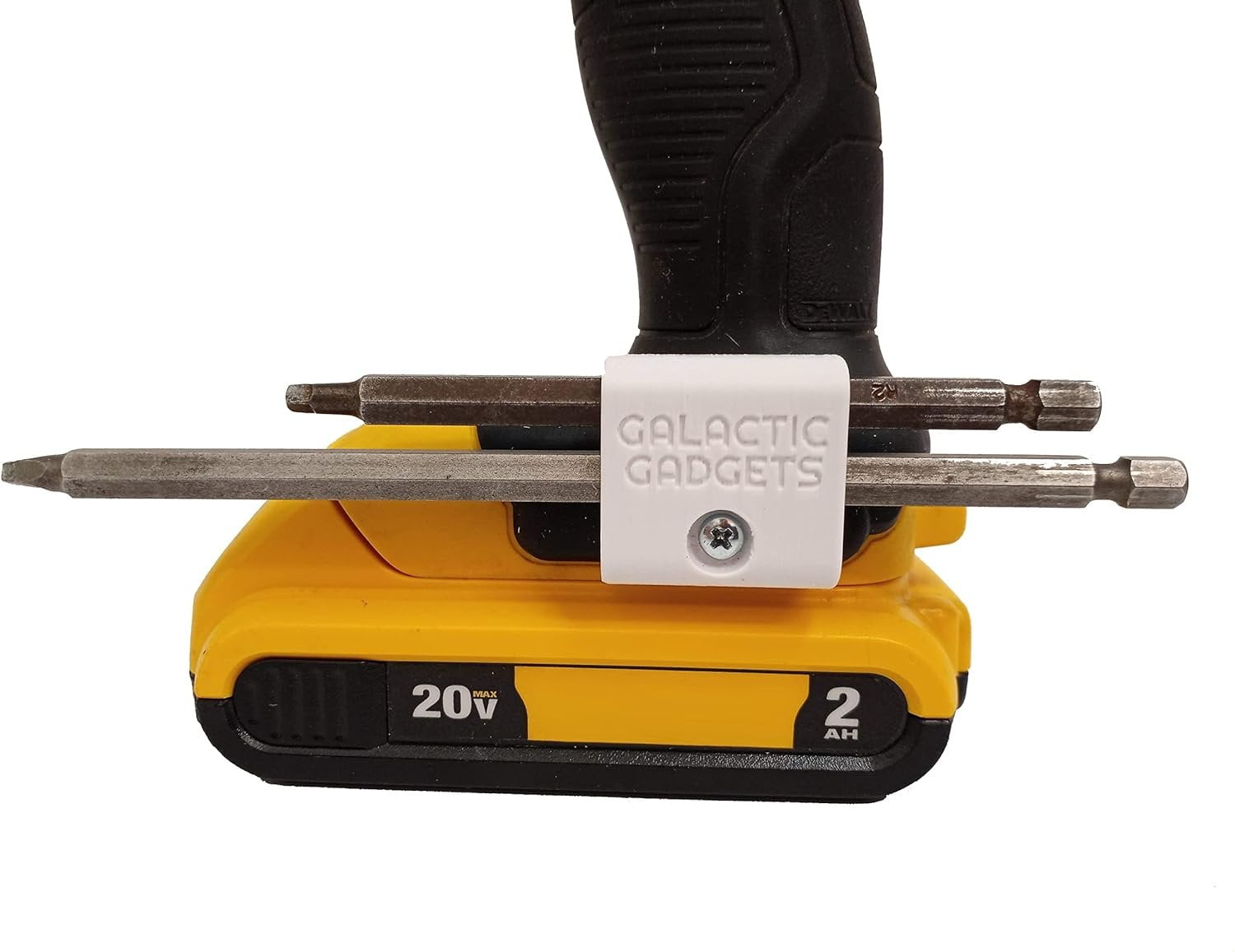 Side Mount MAGNETIC Bit Holder for Dewalt 20V or Craftsman V20 Drill or ...