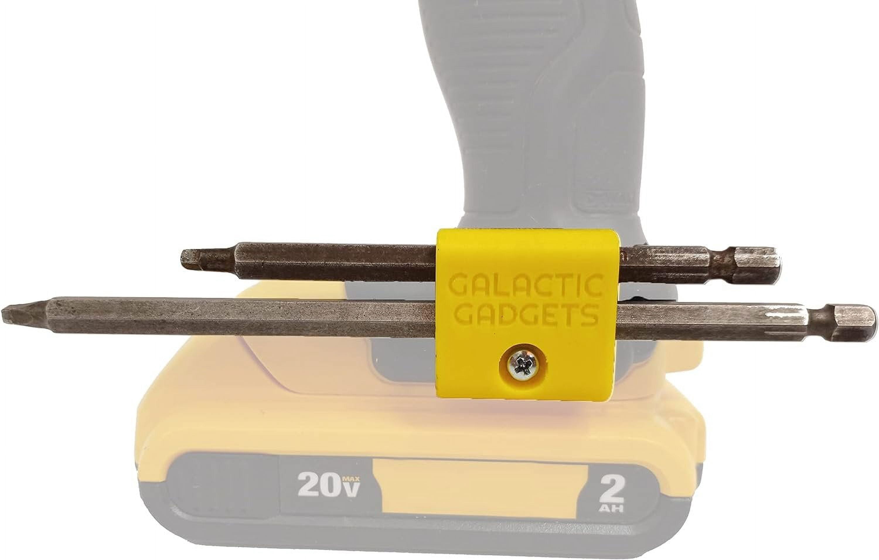 Side Mount MAGNETIC Bit Holder for Dewalt 20V or Craftsman V20 Drill or ...