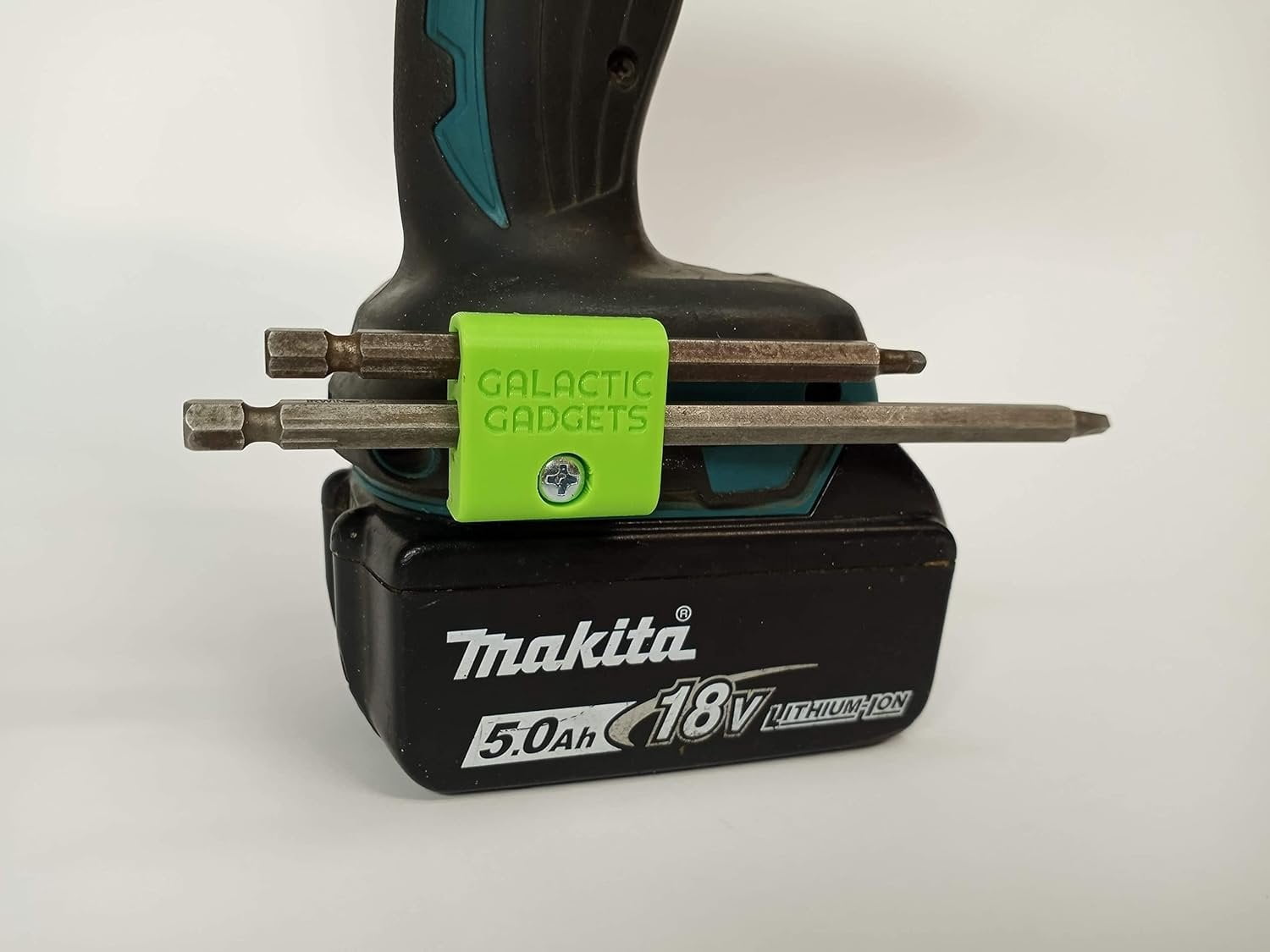 Side Mounted MAGNETIC Bit Holder for Makita 18V, Ryobi 18V, Ridgid or ...