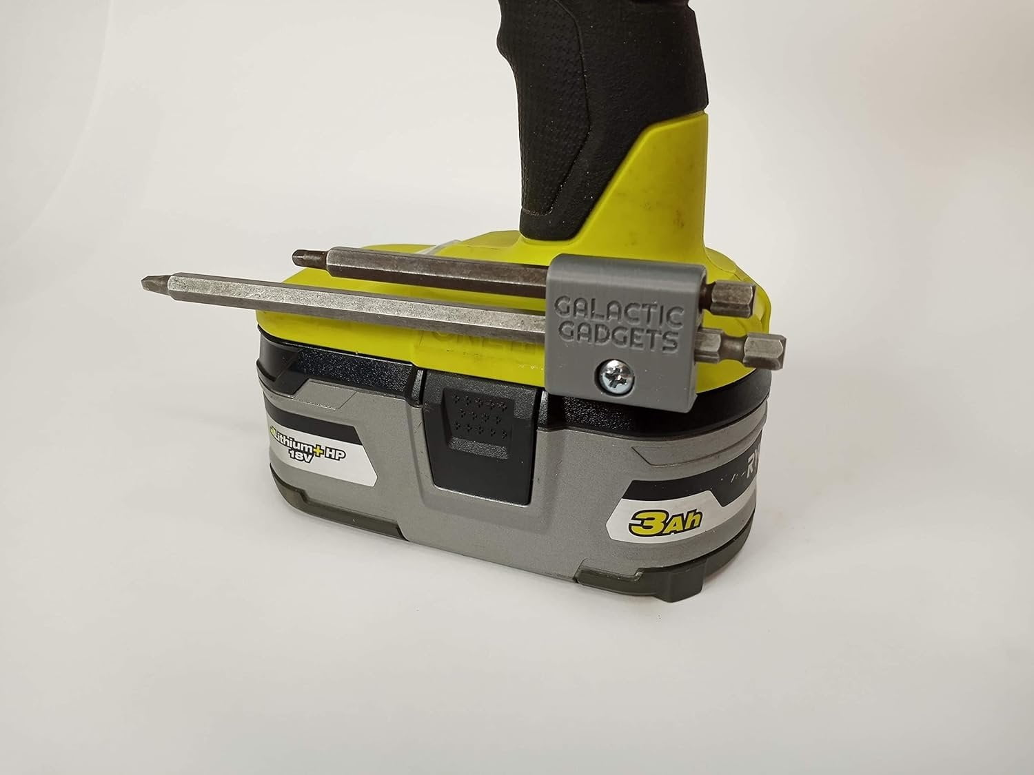 Side Mounted MAGNETIC Bit Holder for Makita 18V, Ryobi 18V, Ridgid or ...