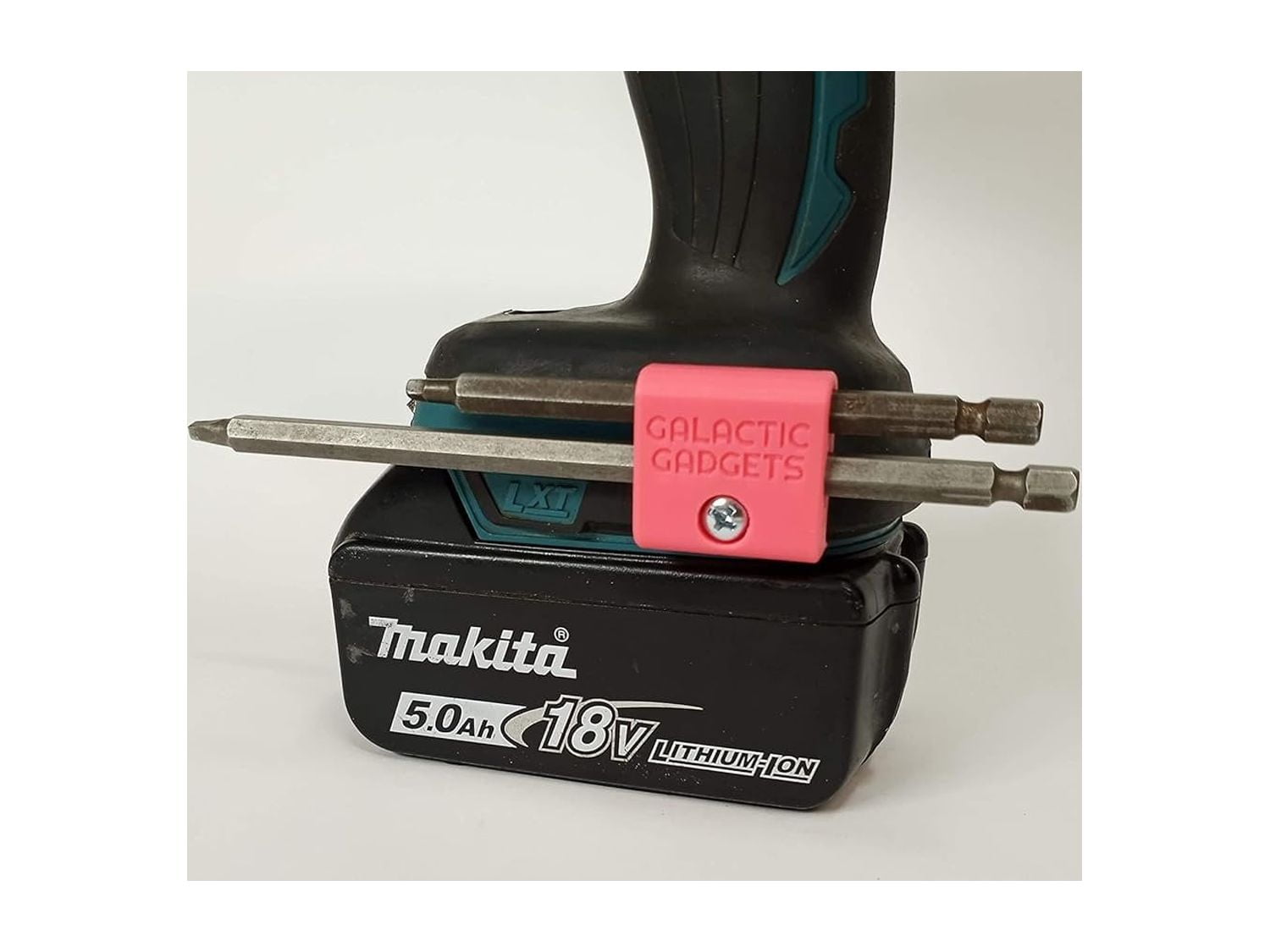 Side Mounted MAGNETIC Bit Holder for Makita 18V, Ryobi 18V, Ridgid or ...