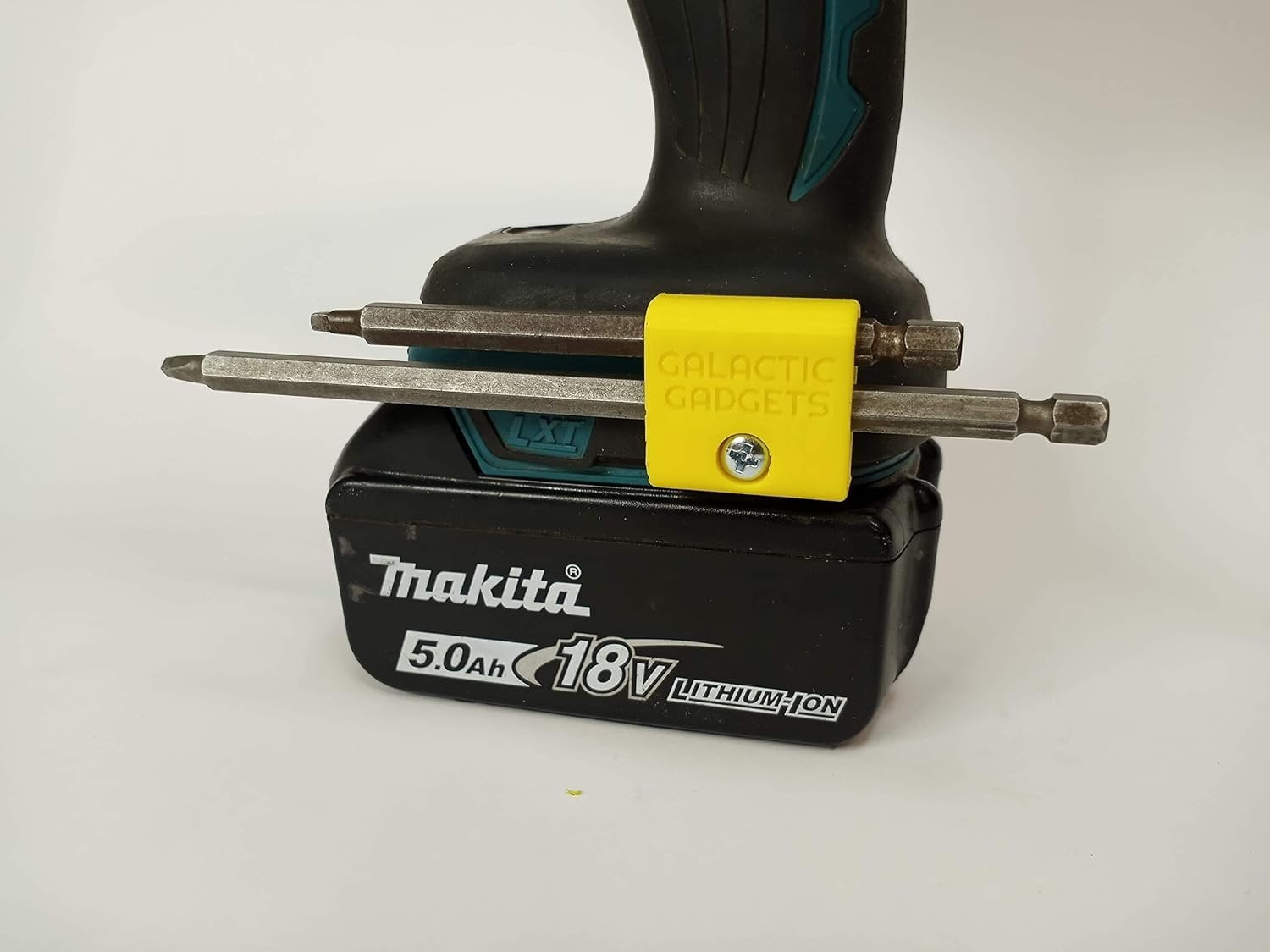 Side Mounted MAGNETIC Bit Holder for Makita 18V, Ryobi 18V, Ridgid or ...