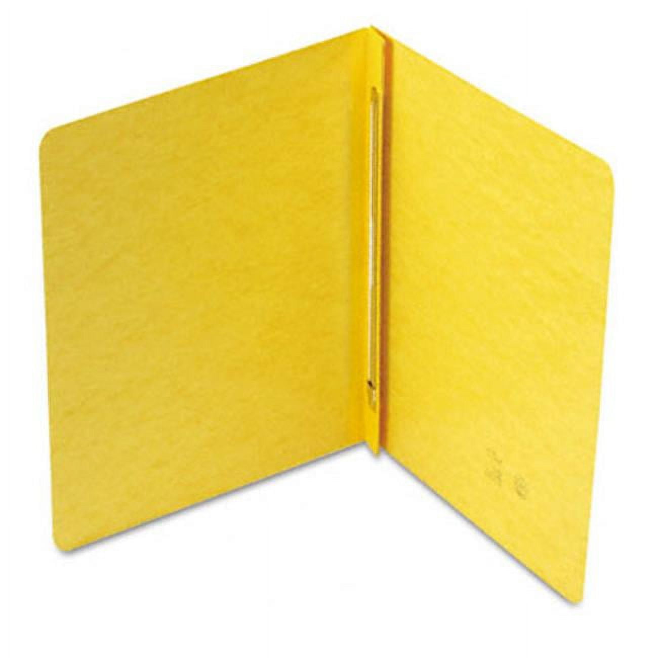 Side Opening PressGuard Report Cover Prong Fastener Letter Yellow ...