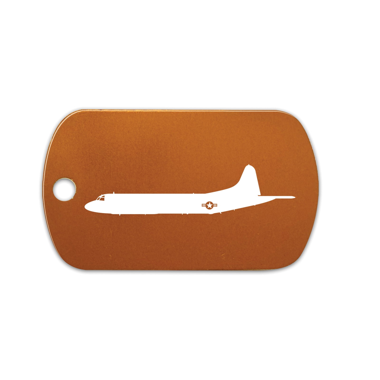 Side P-3 Orion GI Dog Tag Aluminum Keychain anti-submarine usn navy p3 ...