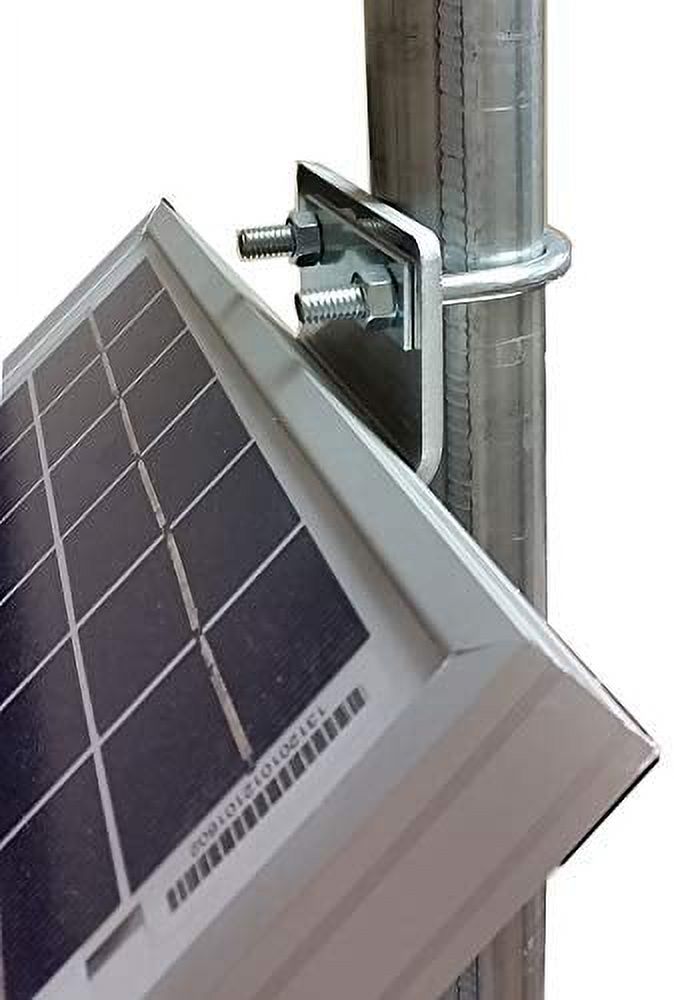Side of Pole Mount for 5-15W Solar Panels, Accoumodates 1-2"Dia Poles ...