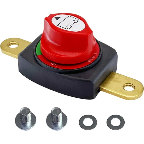 Side Post Battery Disconnect Switch, 12-48 V Battery Power Cut Master ...